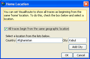 VisualRoute Online Manual - Updating a location